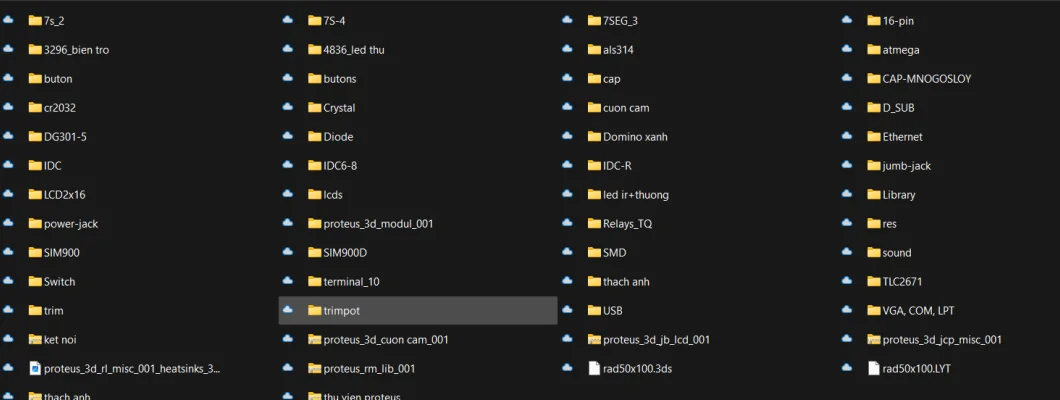 Share bộ thư viện protues sưu tầm
